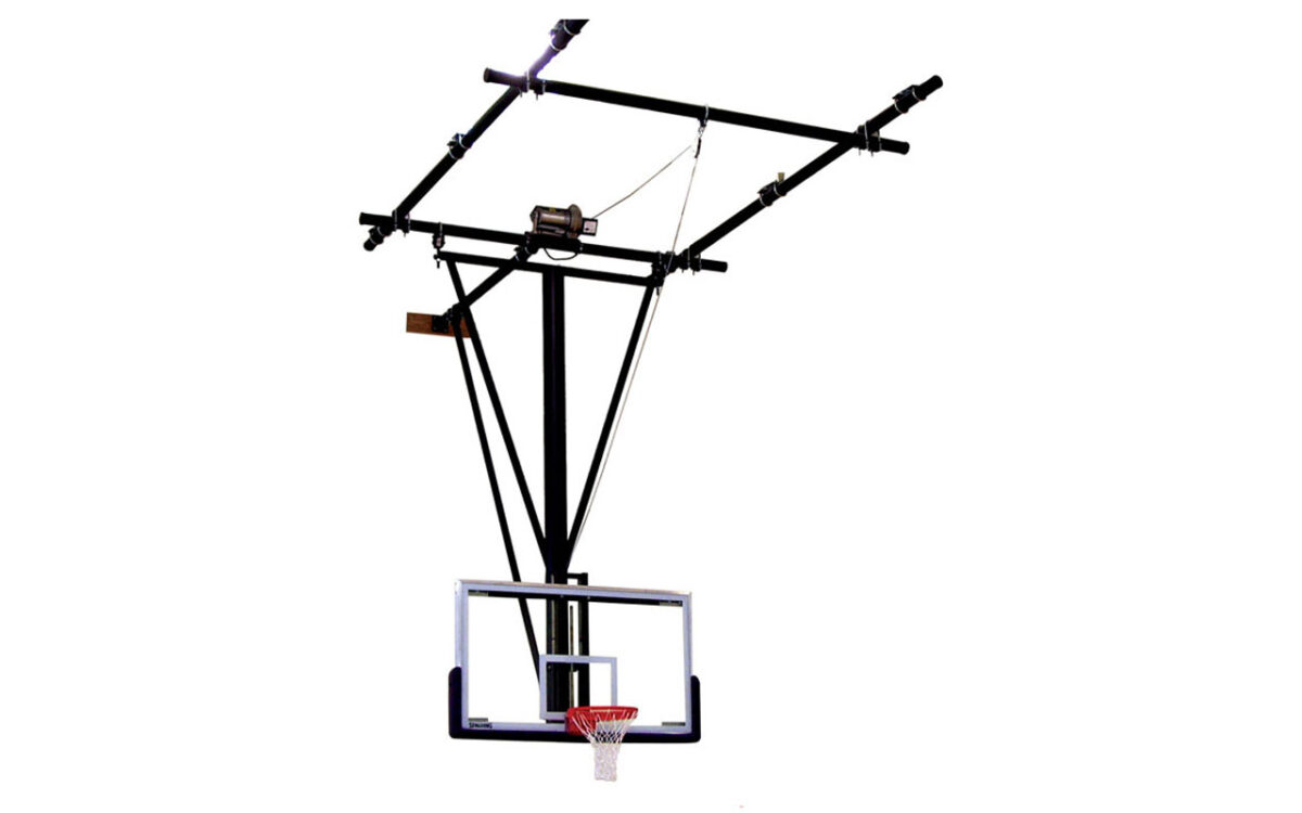 Gliding Rear-Braced Ceiling Mast Backboard - CRG
