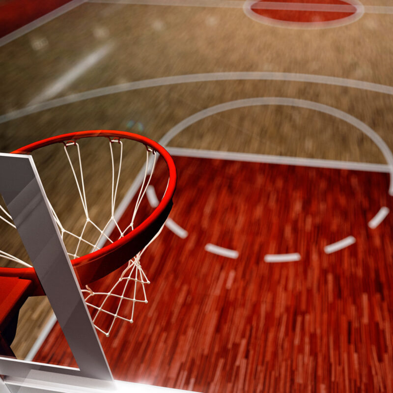 Gliding Rear-Braced Ceiling Mast Backboard - CRG