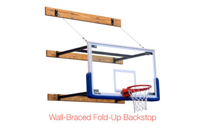 Wall-Braced Fold-Up Backstop - CRG